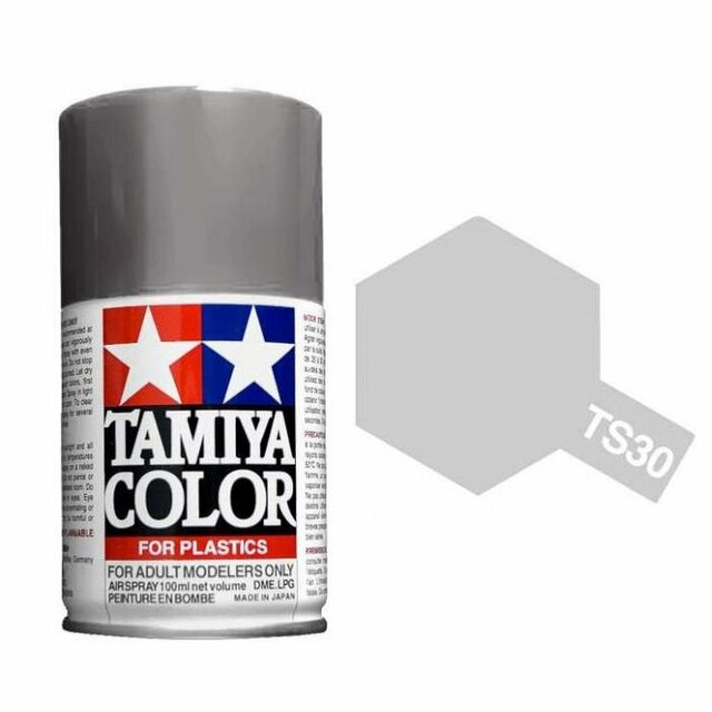 Tamiya TS-30 Colourspray Silver Leaf - Scale Hobbies Ltd