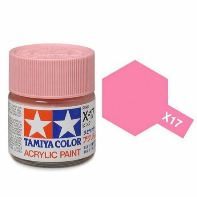 Tamiya Paint Acrylic Pink - X17 - Scale Hobbies Ltd