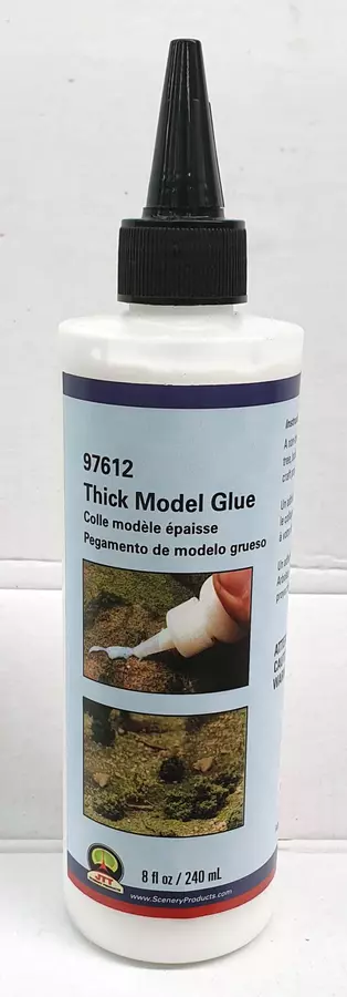 JTT 97612 Thick Model Scenic Glue 240ml - Scale Hobbies Ltd