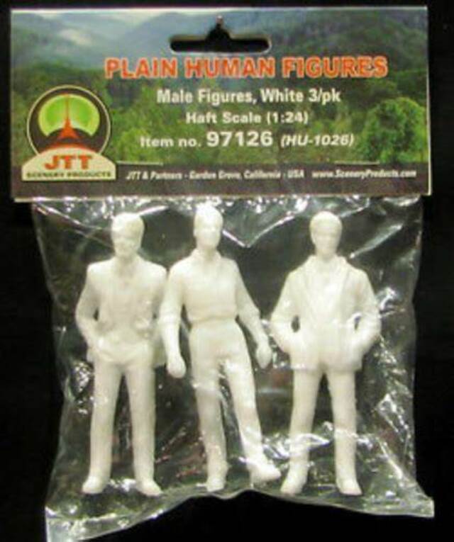 JTT Scenery Plain Human Figures Male Figures - Scale Hobbies Ltd