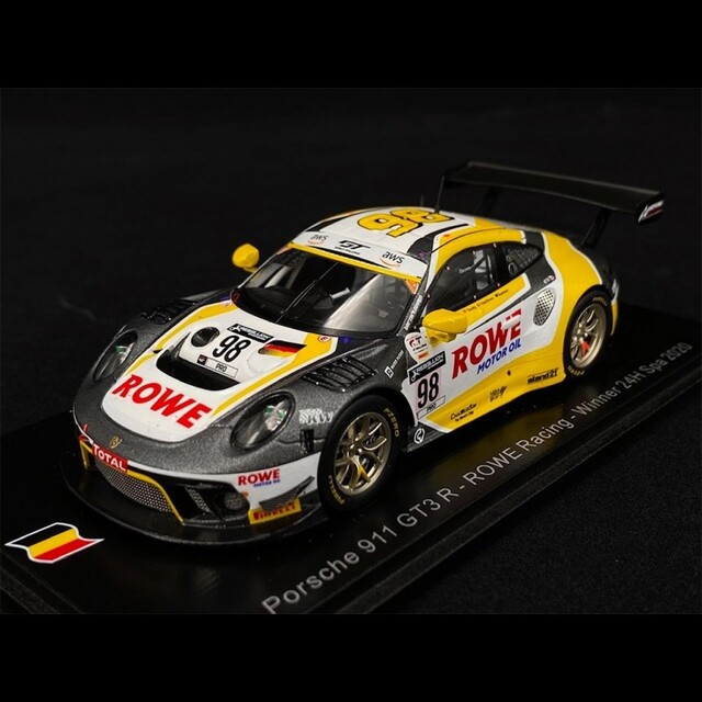 2020 Porsche 911 GT3 R Rowe Racing Winner 24hr Spa - Spark Model 1/43 ...
