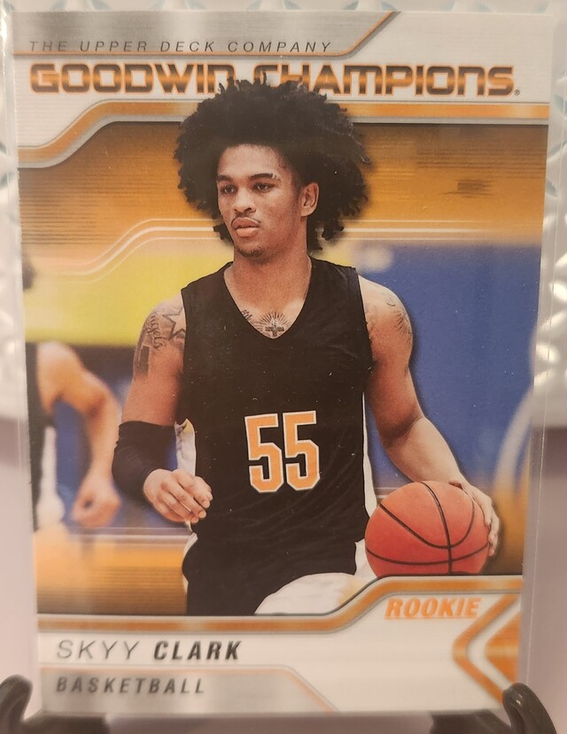 2023 Upper Deck Goodwin Champions Basketball Horizontal Orange Skyy ...